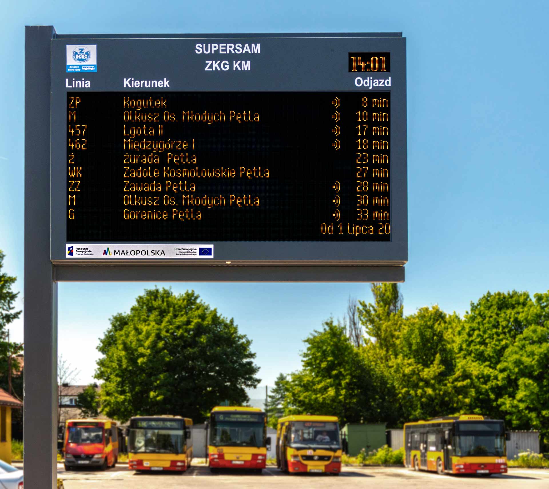 Dysten, Pixel, Sims i MPT walczą o 40 tablic SDIP dla Olkusza - TransInfo