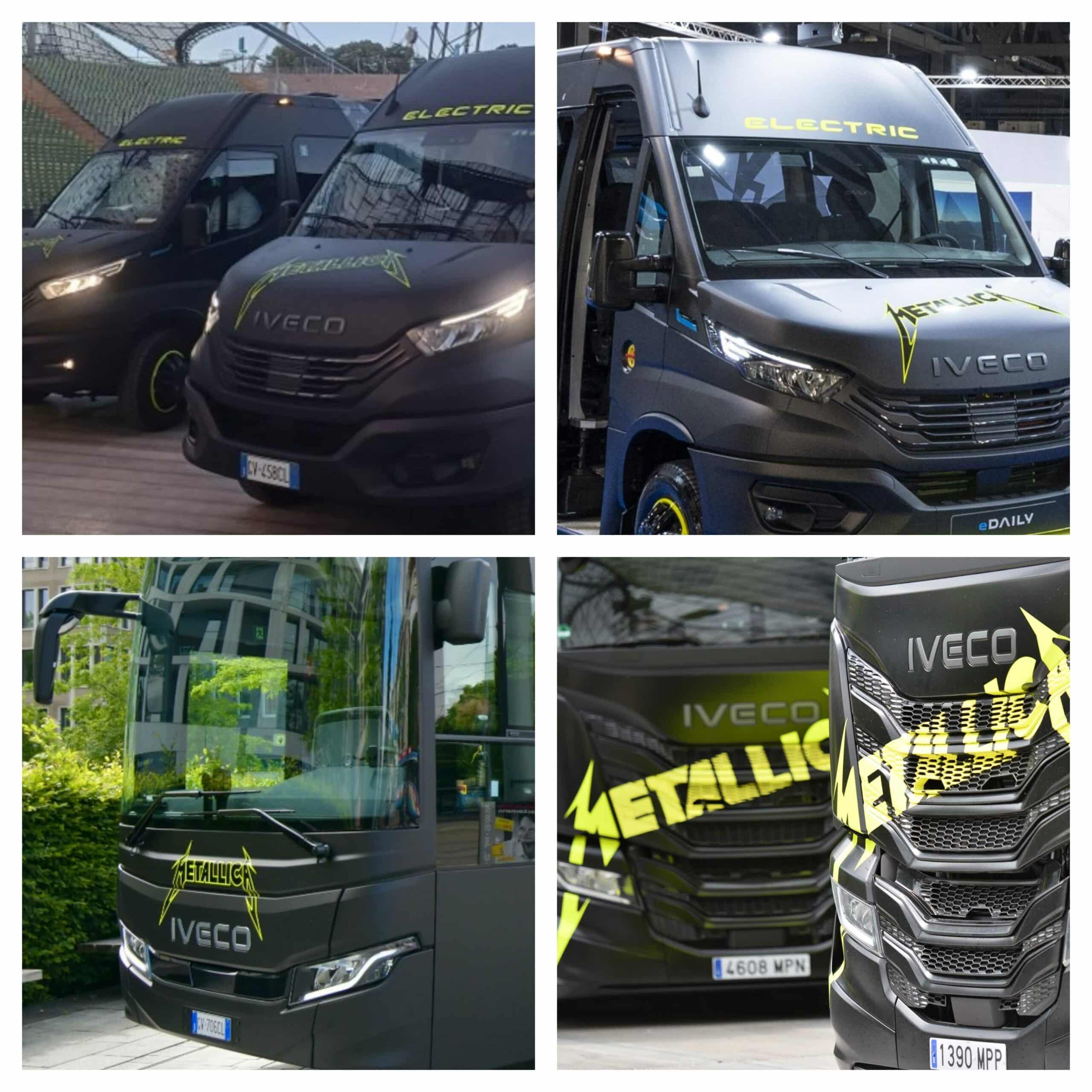 Metallica jeździ autobusami Iveco. Podczas europejskiej trasy zespołu ...