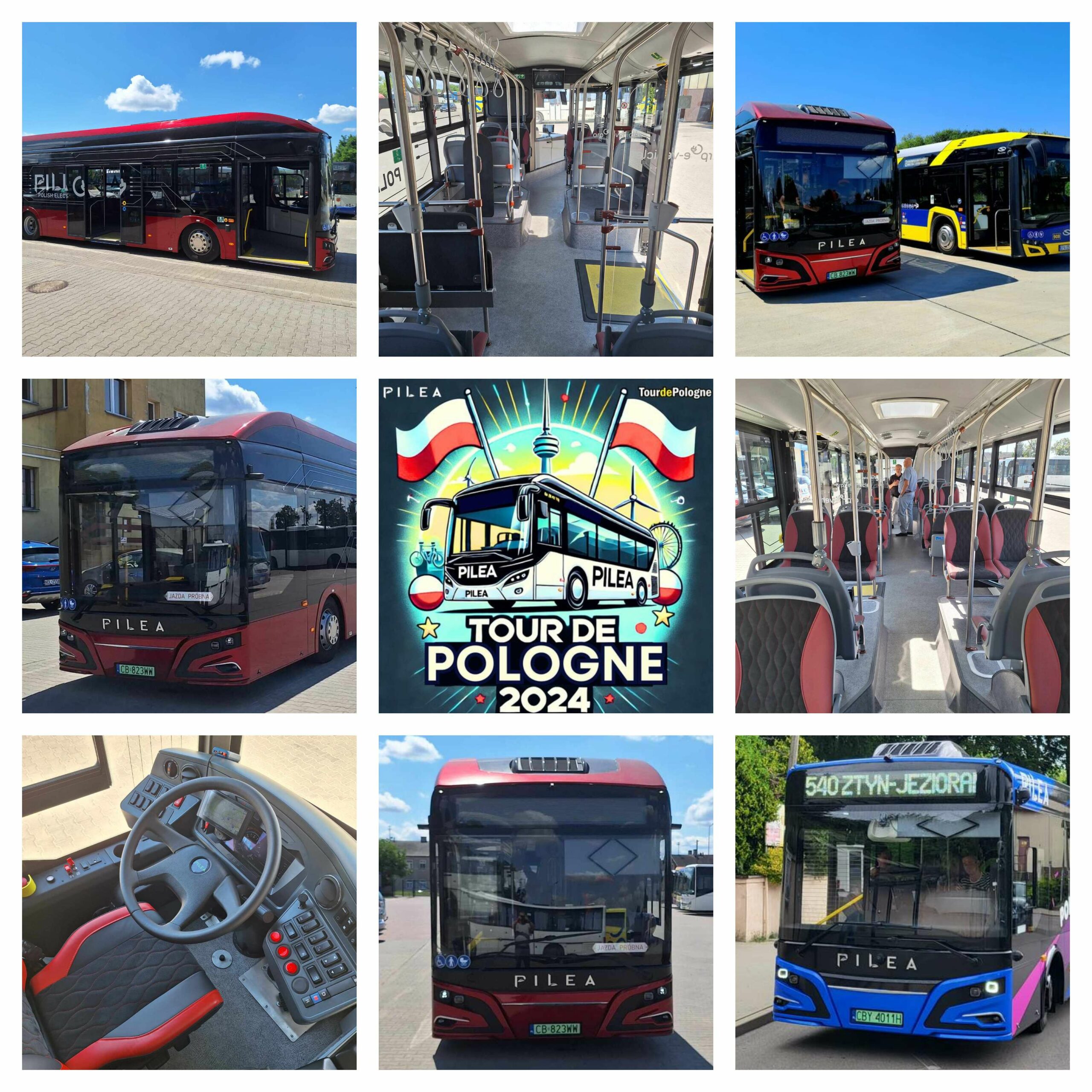 Pilea 12E gotowa na polskie tournée. Prezentacje autobusu w Pabianicach ...